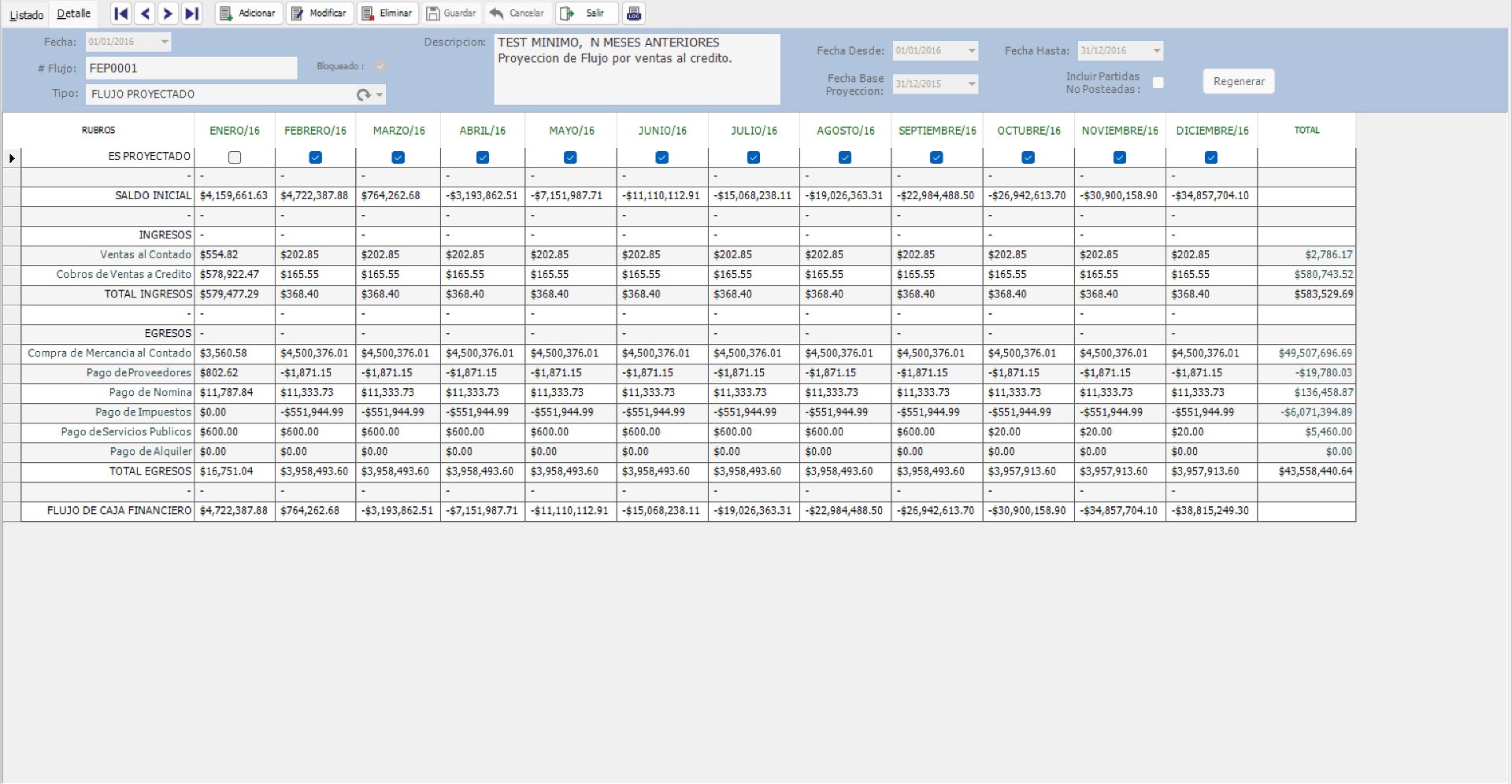 Flujo de Efectivo Proyectado - Brilo ERP Docs